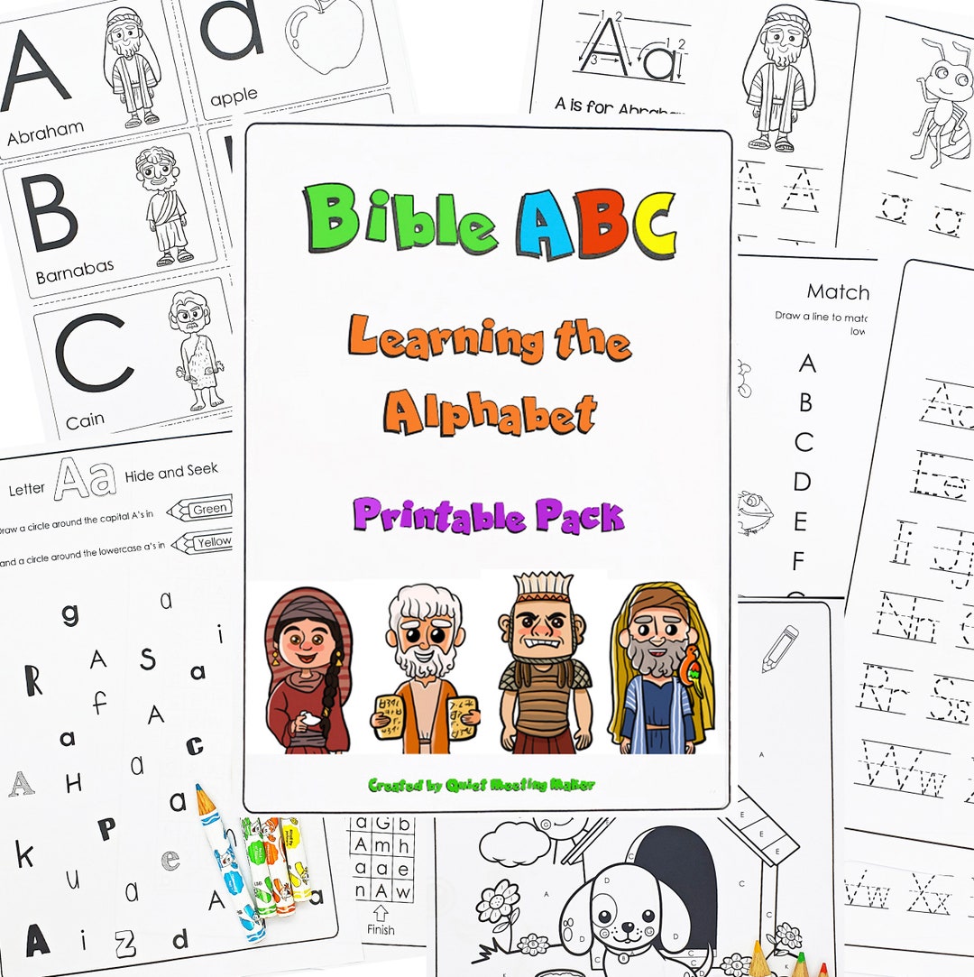 JW Kids Bible ABC Printable, Alphabet Worksheets, Homeschool ...