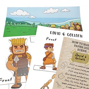 JW Kids - David and Goliath - Bible Character Activity Set - Digital ...