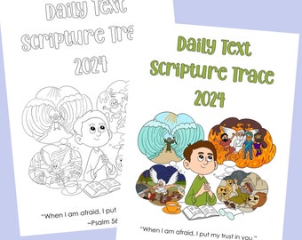 2023 JW Daily Text Scripture Trace January December - Etsy