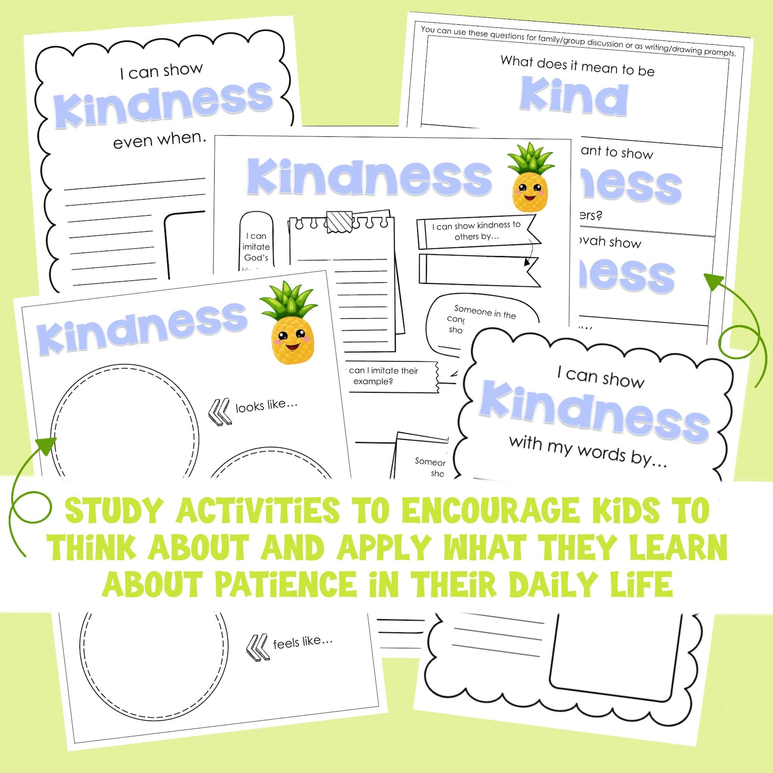 JW Kids KINDNESS Activity Set - Fruitage of the Spirit - Hands-on ...