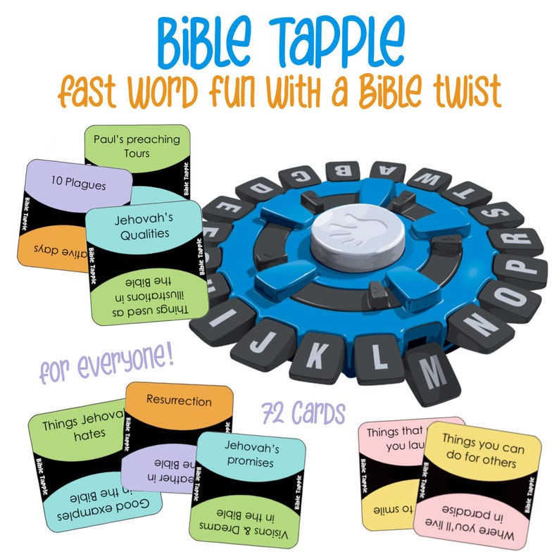 BIBLE Tapple Game - Printable Category Cards for Kids, Adults ...