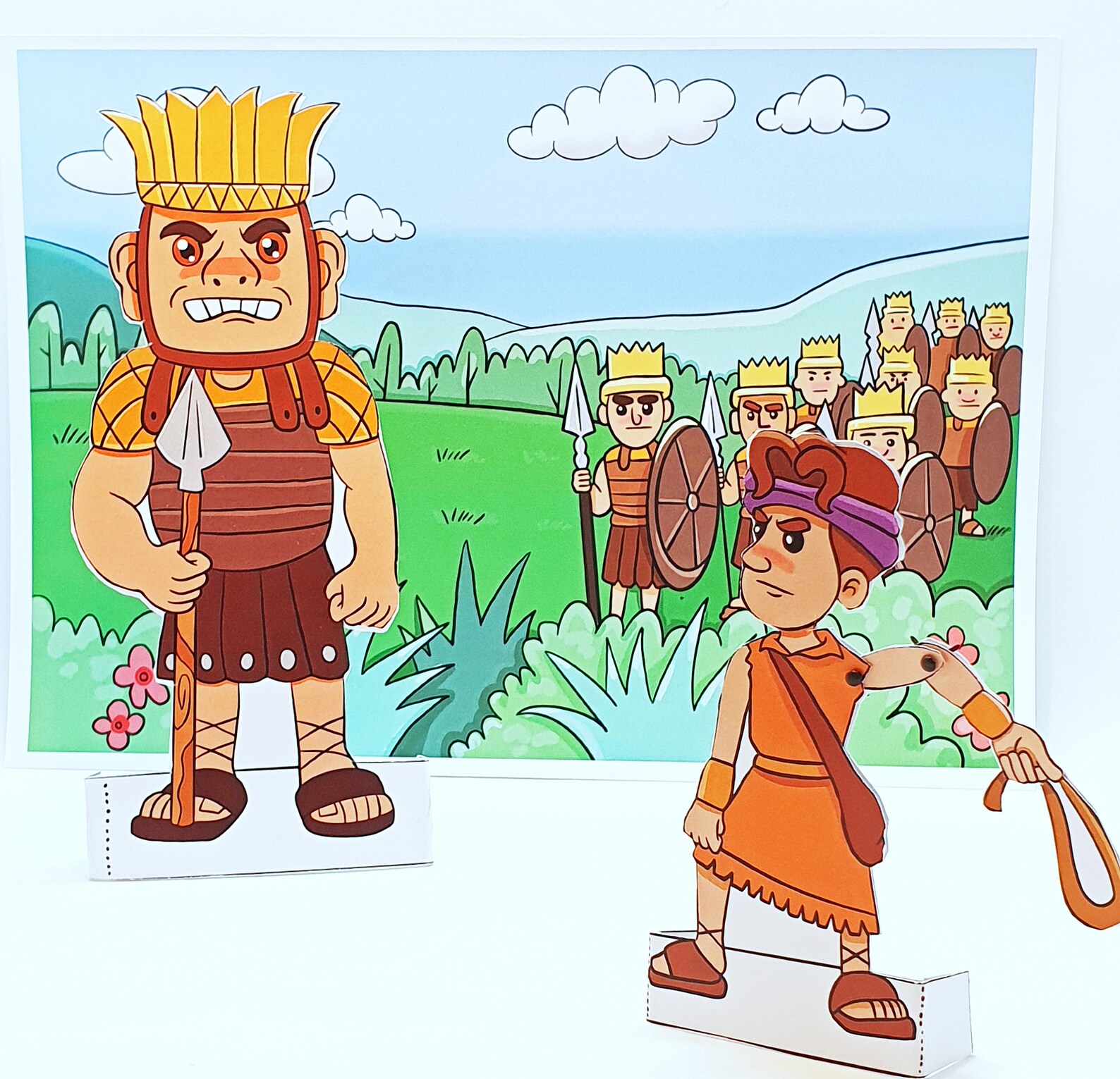 JW Kids - David and Goliath - Bible Character Activity Set - Digital ...