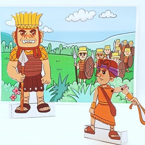 JW Kids - David and Goliath - Bible Character Activity Set - Digital ...