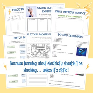 JW Kids Homeschool Electricity Learning Workbook, Hands-on Activities ...