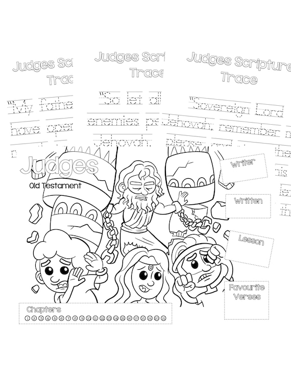 Judges Of The Bible Coloring Pages [2025]