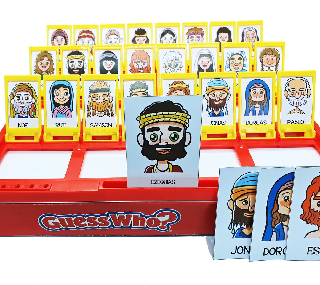JW Kids Game - Spanish-guess WHO? Set 1 - Bible Character Game Cards ...