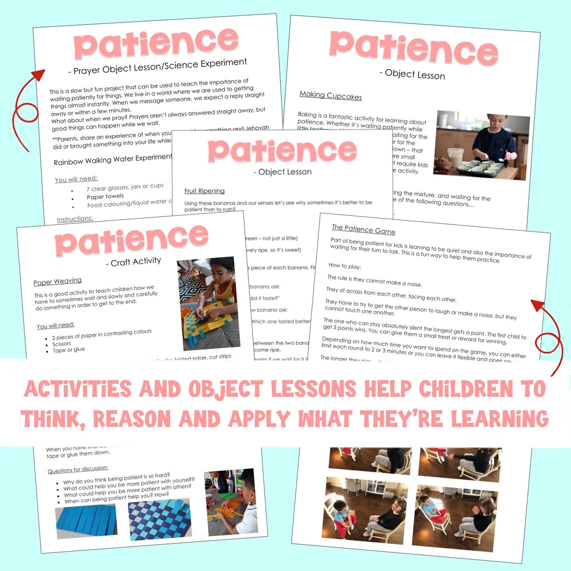 JW Kids PATIENCE Activity Set - Fruitage of the Spirit - Hands-on ...