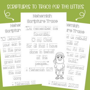 JW Kids Bible Activity - NEHEMIAH - PDF Download - Etsy