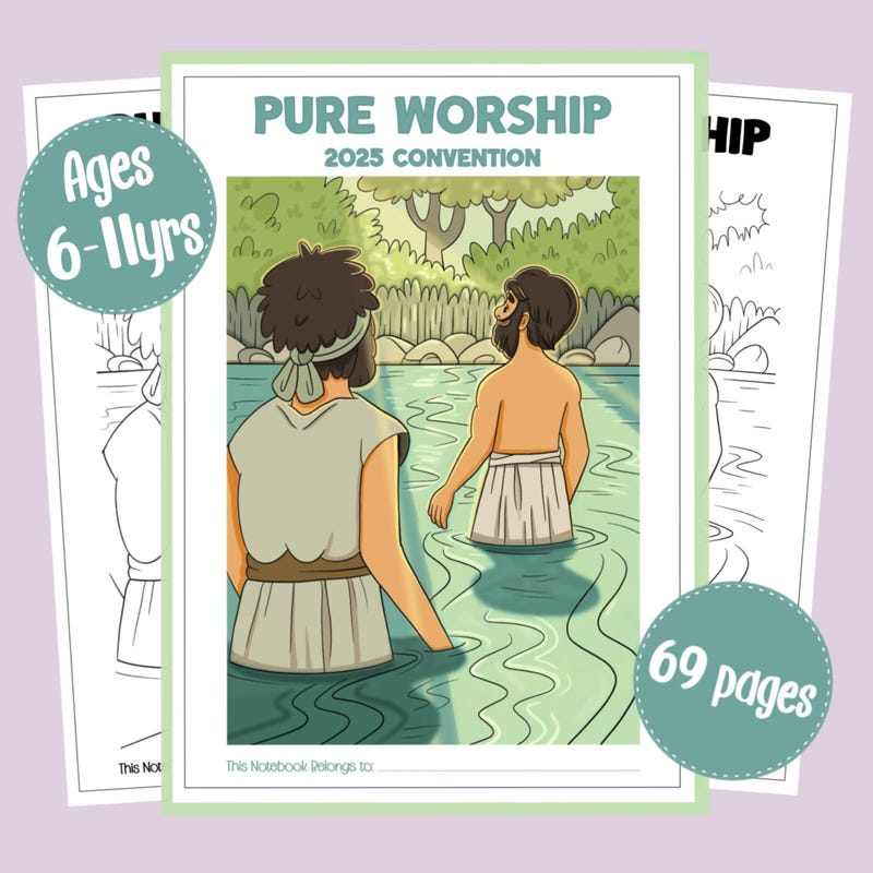 Pure Worship 2025 Convention Badge - Etsy