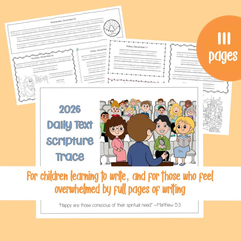 Jw 2026 Daily Text - Etsy
