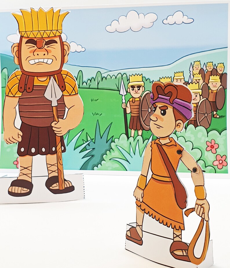 JW Kids - David and Goliath - Bible Character Activity Set - Digital ...