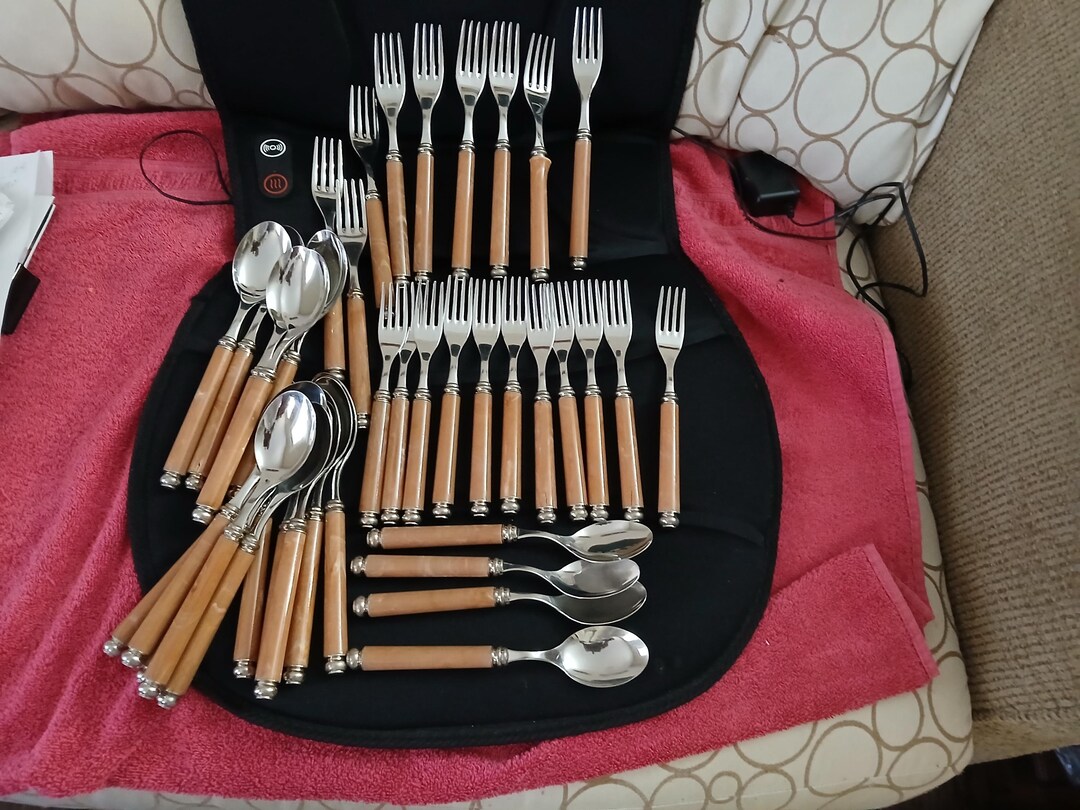 Eme Silverware Made in Italy 40 Pieces No Knives - Etsy
