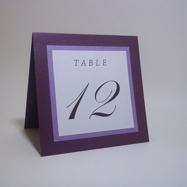 Tent Table Number - Etsy
