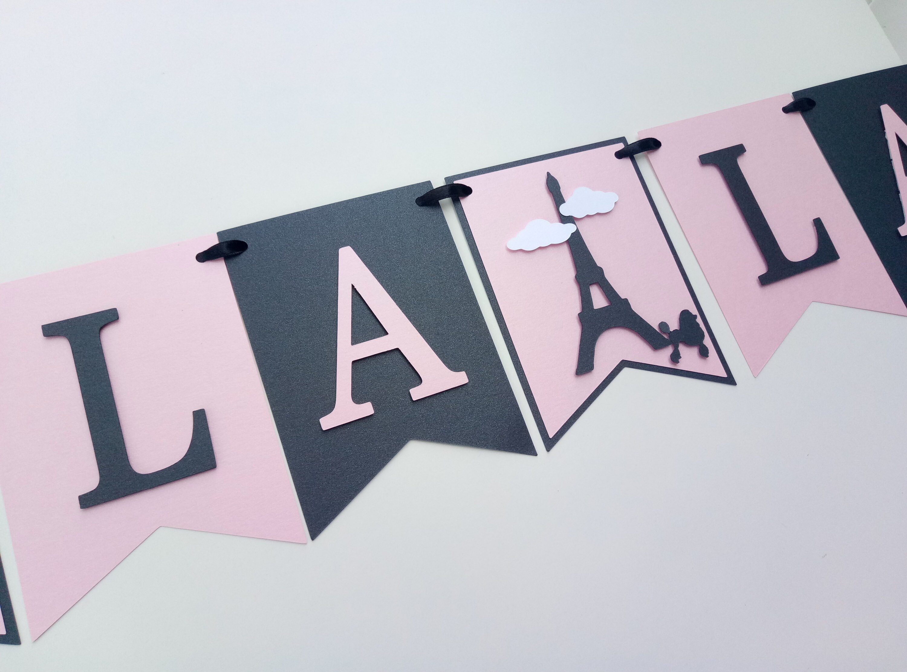 Paris Banner Paris Happy Birthday Banner Paris Themed | Etsy