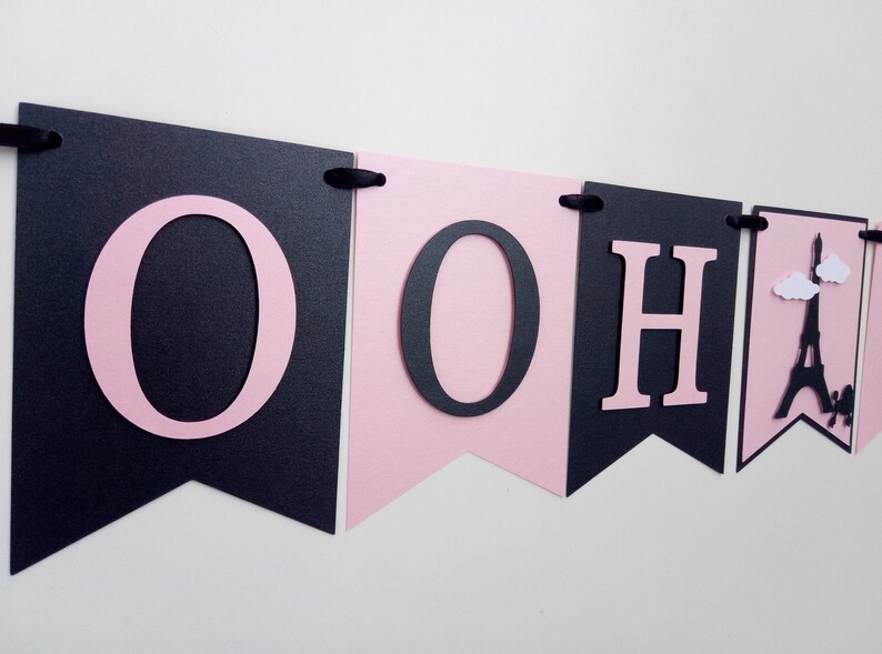 Paris Banner Paris Happy Birthday Banner Paris Themed - Etsy