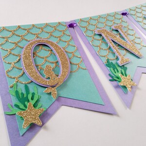 Mermaid Banner, Under the Sea Banner, Mermaid Birthday Party, Mermaid ...