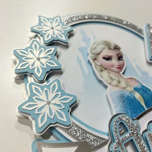 Snowflake Cake Topper, Frozen Elsa Cake Topper, Frozen Cake Topper ...