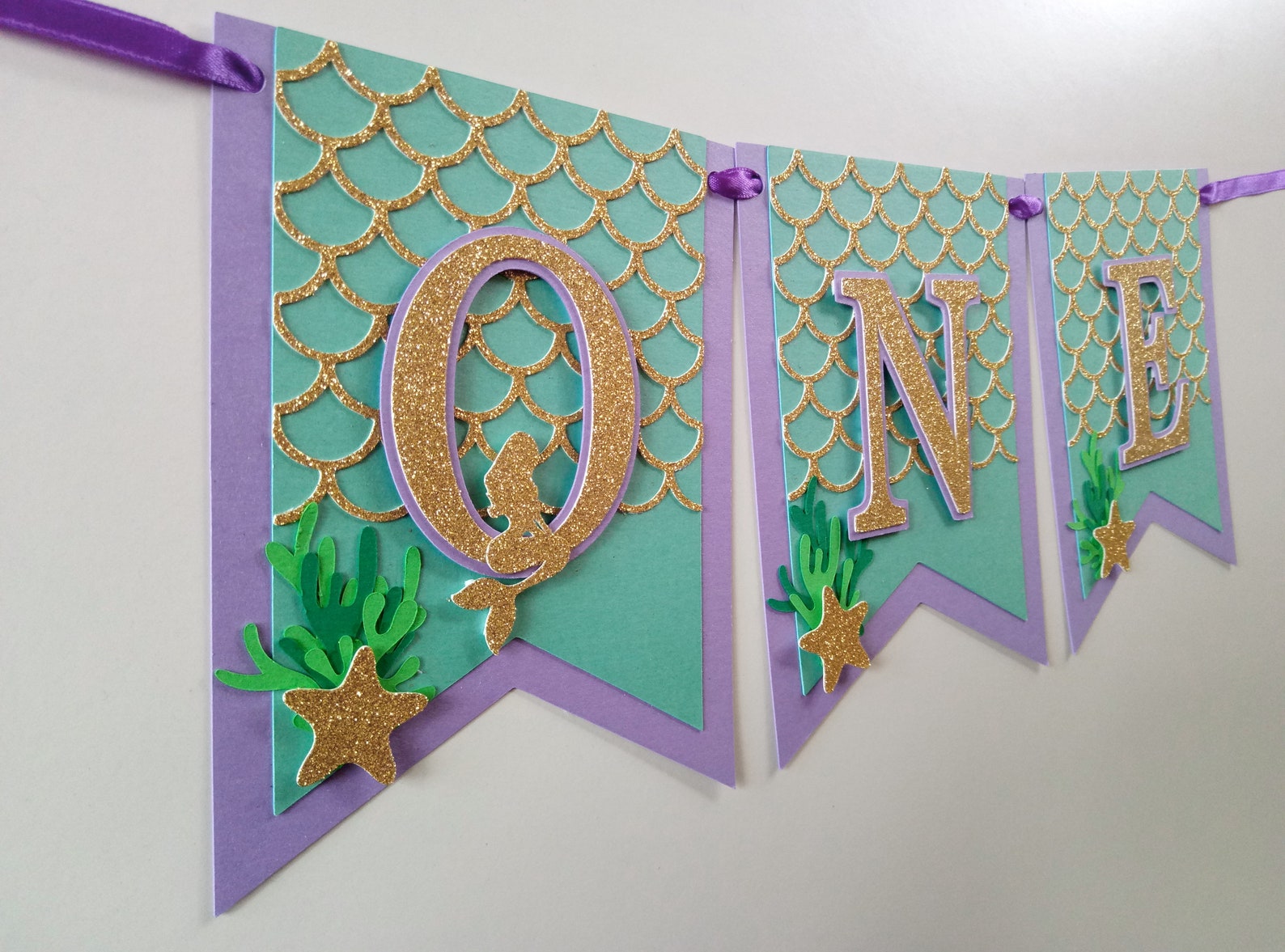 Mermaid Banner Under the Sea Banner Mermaid Birthday Party - Etsy