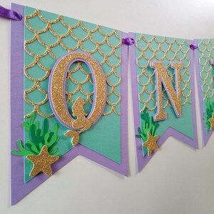 Mermaid Banner, Under the Sea Banner, Mermaid Birthday Party, Mermaid ...