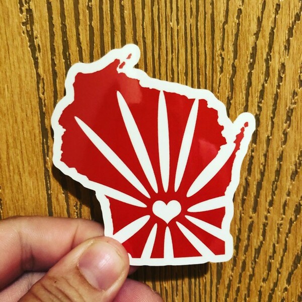 University of Wisconsin Madison Weatherproof Stickers - Etsy