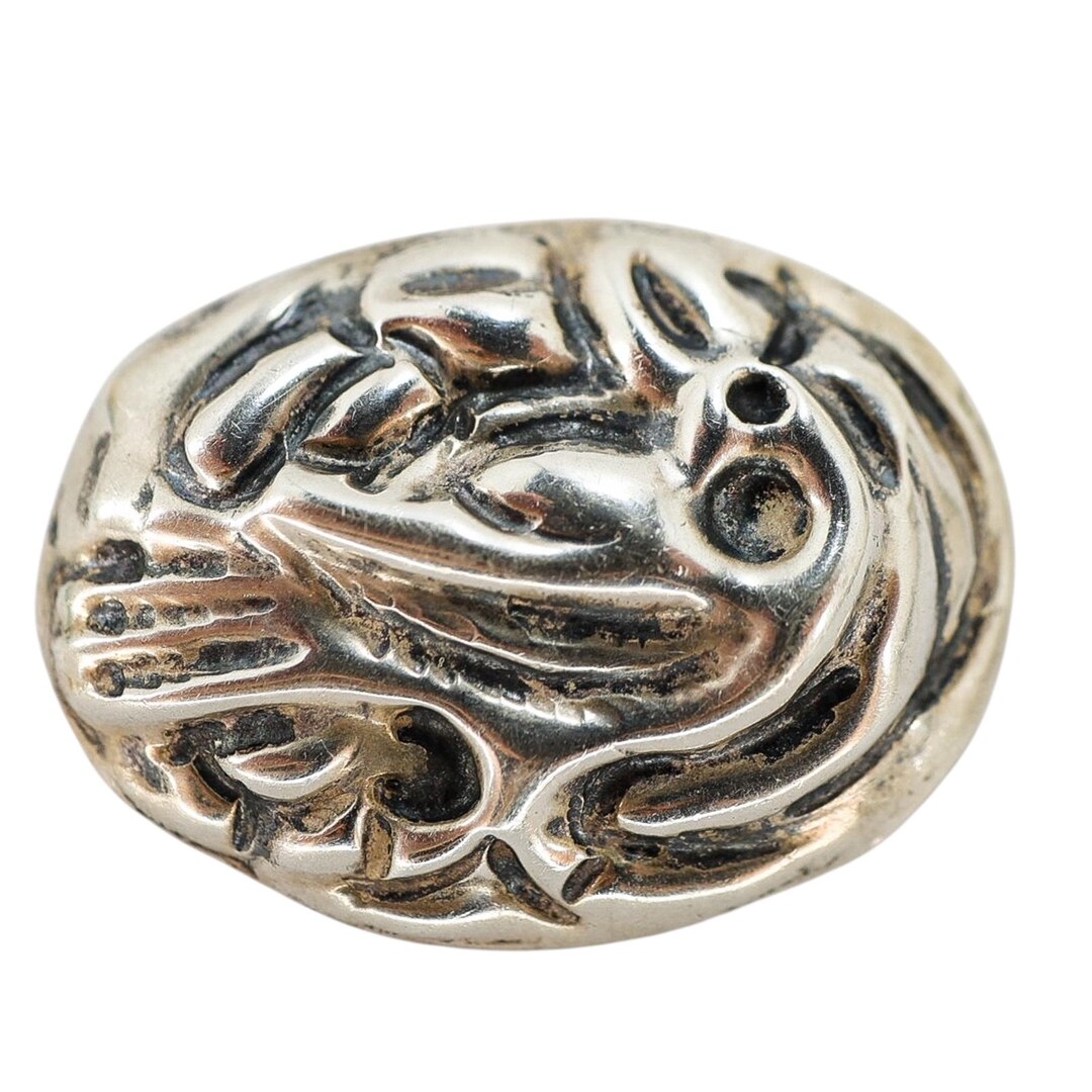 Vintage Mexico Silver Roadrunner Brooch Sculptural Relief 1.25” - Etsy