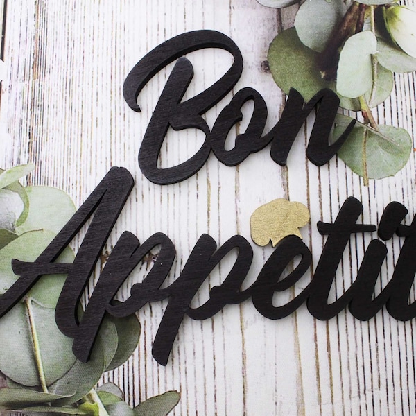 Bon Appetit Sign - Etsy