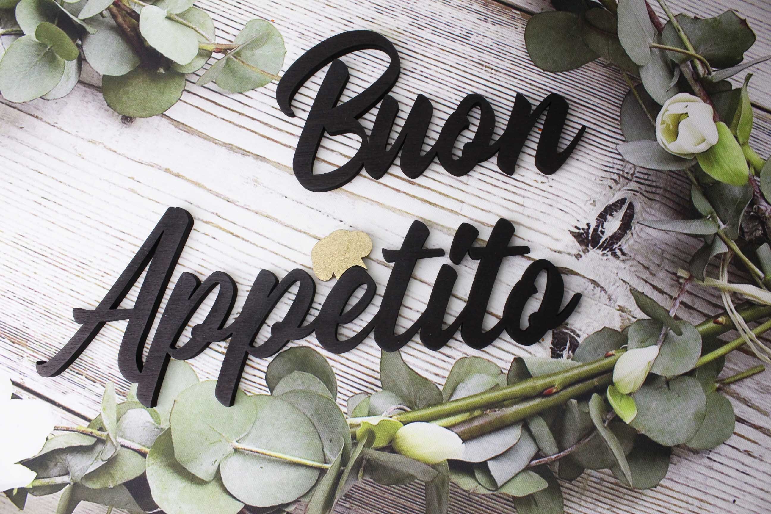 Bon Appetit Sign for Bar or Restaurant Kitchen Decor Plaques - Etsy