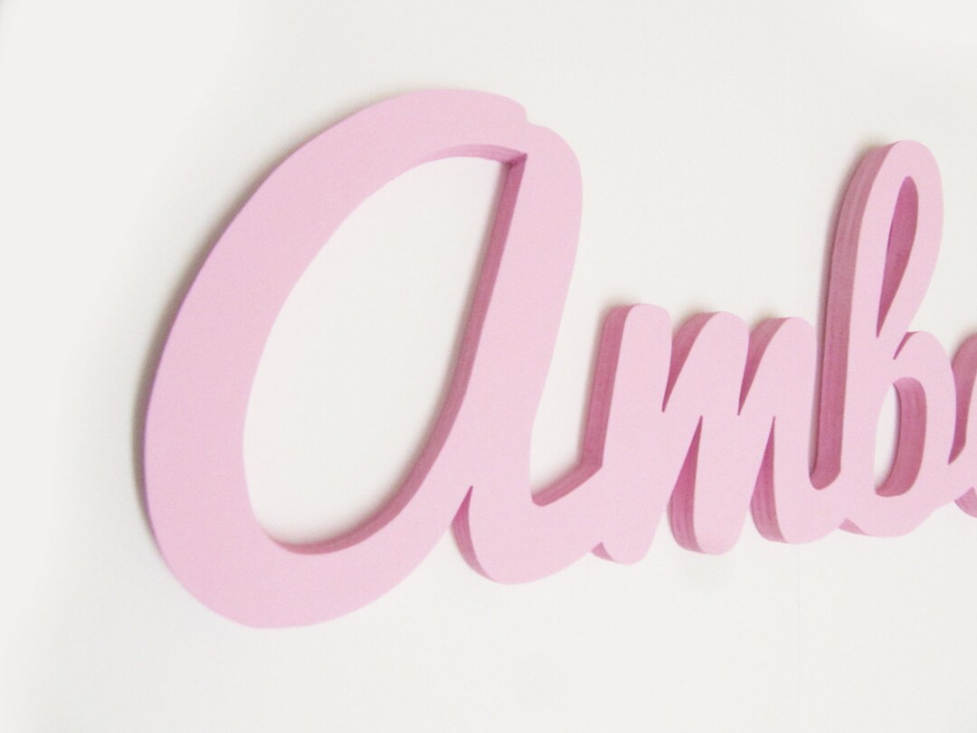 Wooden Handmade Name Wall Hanging Decor Signs, Initials, Personalized ...