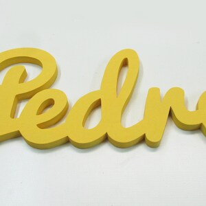 Pedro Wall Hanging Nursery Decor Wooden Baby Name Signs, Personalised ...