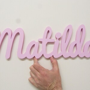 Personalised Baby Name Signs for Girl or Boy, Nursery Decor, Wall ...