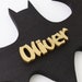 Personalised Bat Name Sign , Door Sign or Toy Box Name With Bat for Boy ...