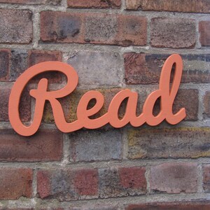 Read Wooden Sign for Library or School Decor or Kids Room Decor, Back ...