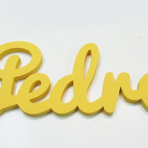 Pedro Wall Hanging Nursery Decor Wooden Baby Name Signs, Personalised ...