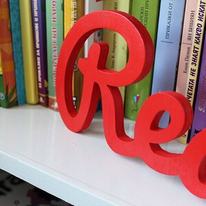 Read Wooden Sign for Library or School Decor or Kids Room Decor, Back ...