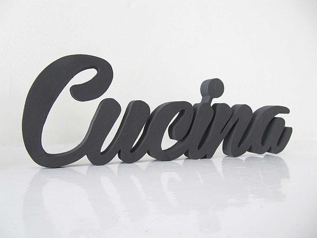 Cucina Restaurant or Kitchen Decor Sign Chef Personalised Present ...