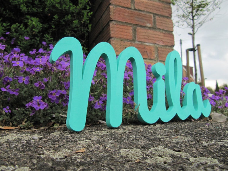 Personalized Wooden Name Sign, Custom Nursery Decor - Etsy