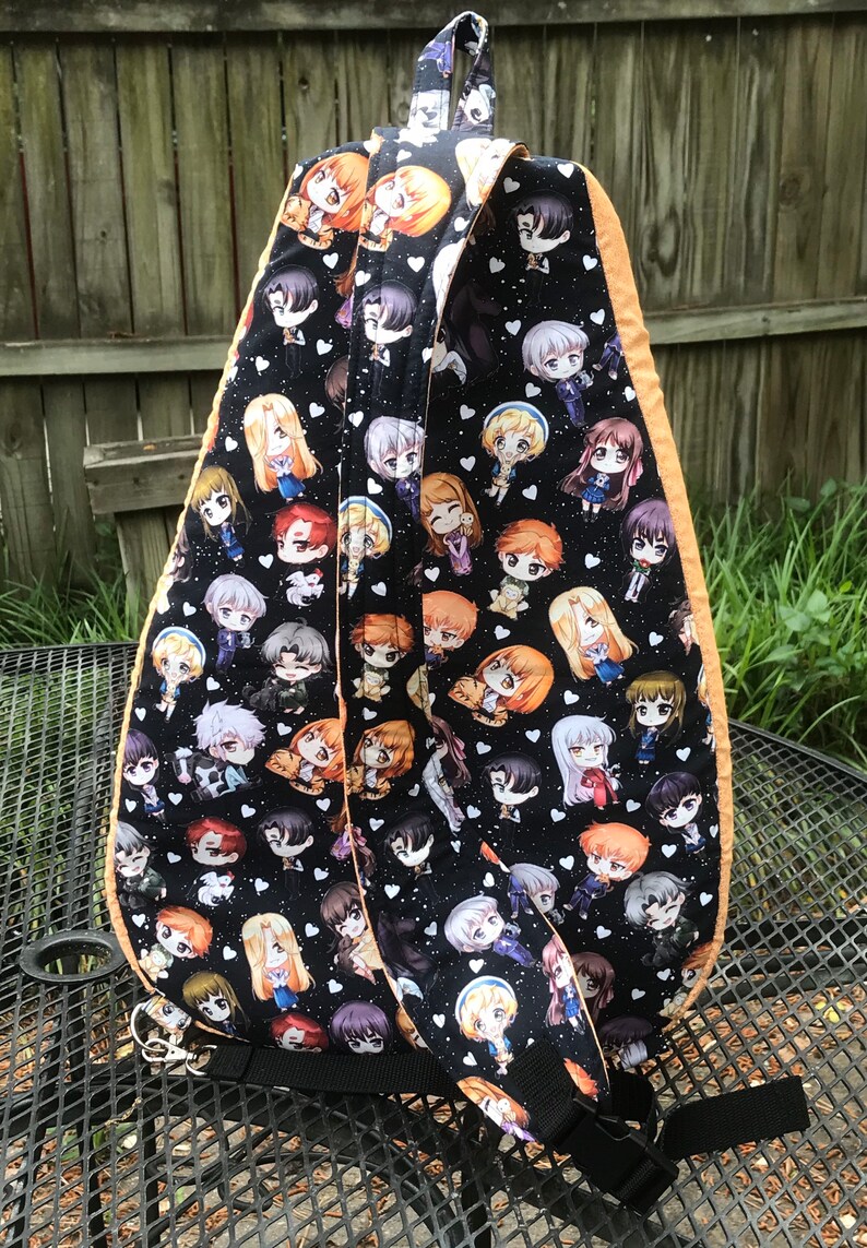 Custom Sling Backpack Two Sizes Available | Etsy