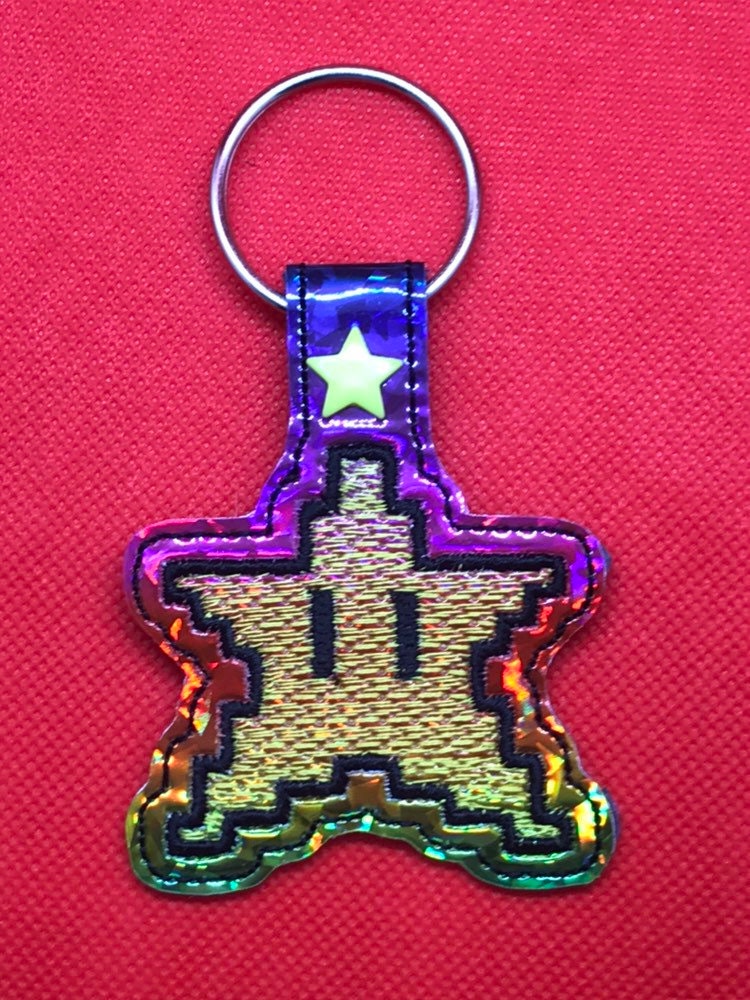 Inspired 8-Bit Character Snaptab Keychains | Etsy