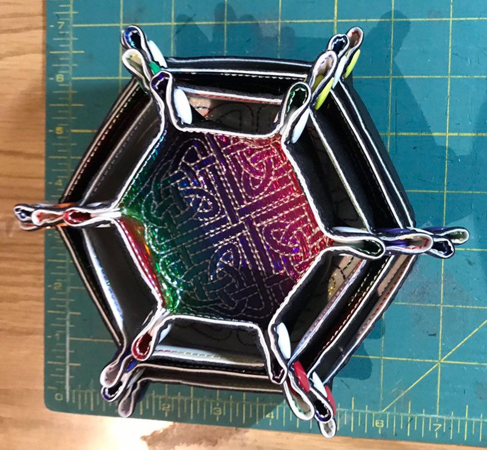 Celtic Knot Hexagon Snap Tray - Etsy