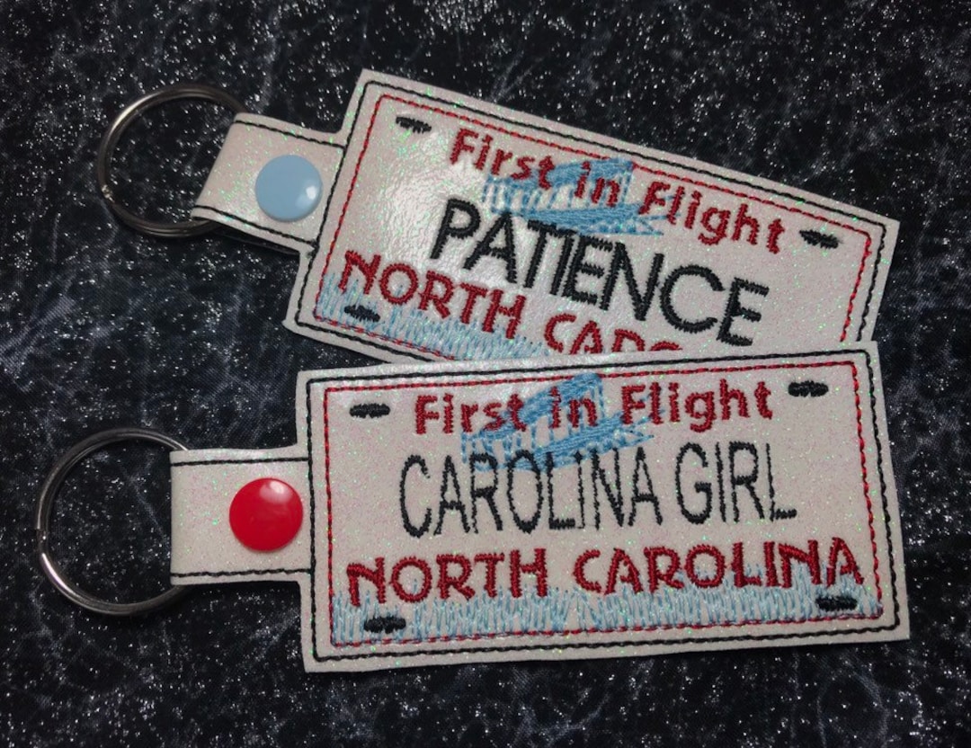 Custom State License Plate Snaptab Keychain - Etsy