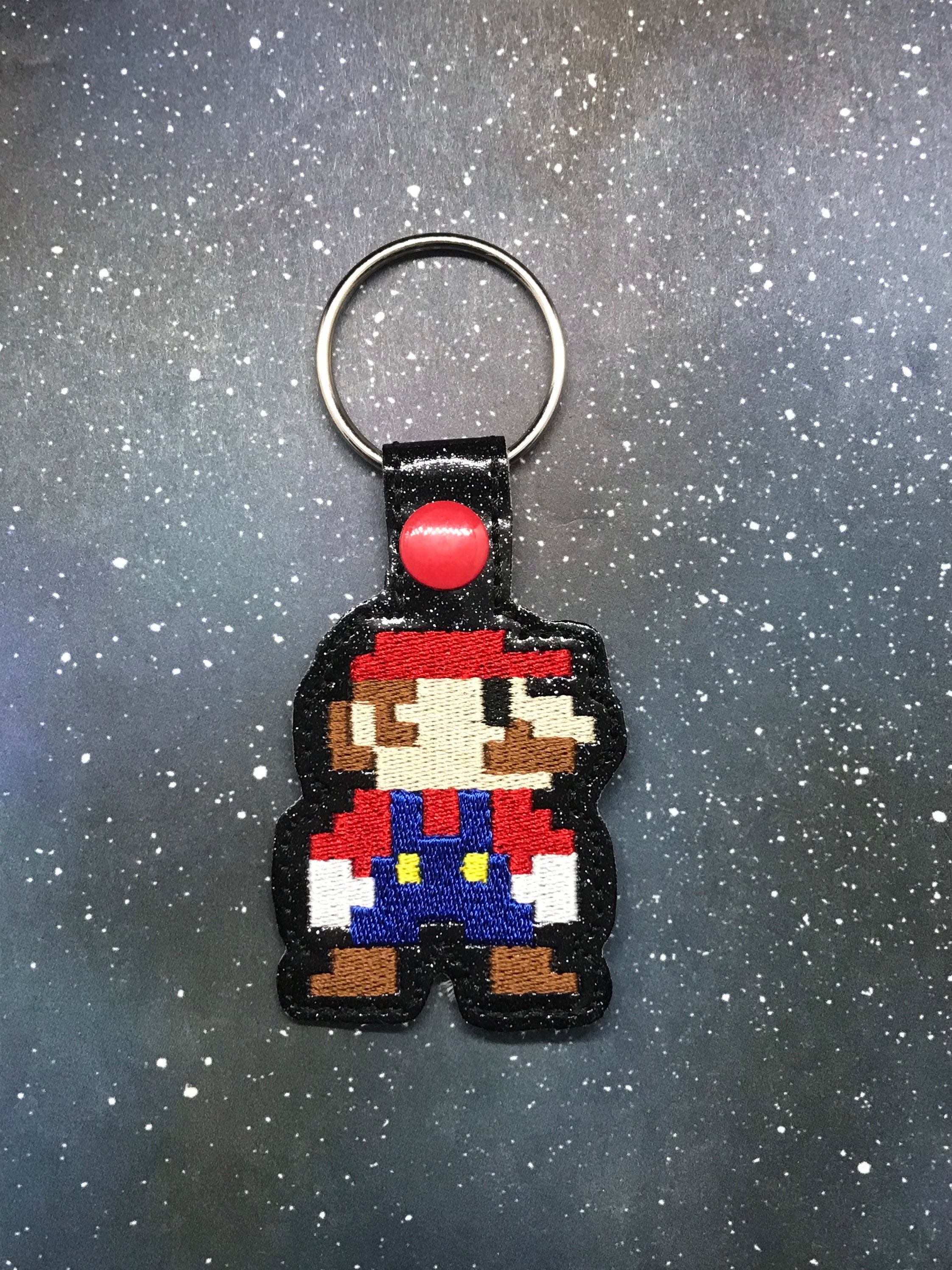 Inspired 8-Bit Character Snaptab Keychains | Etsy