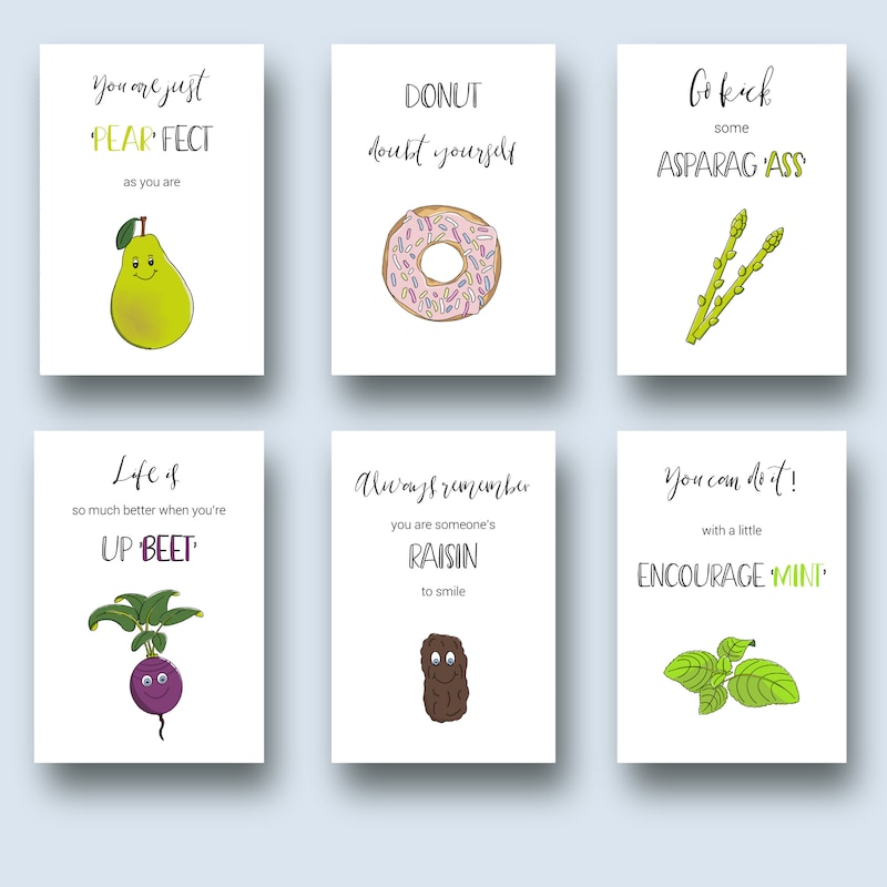 Motivational Postcards - Etsy UK