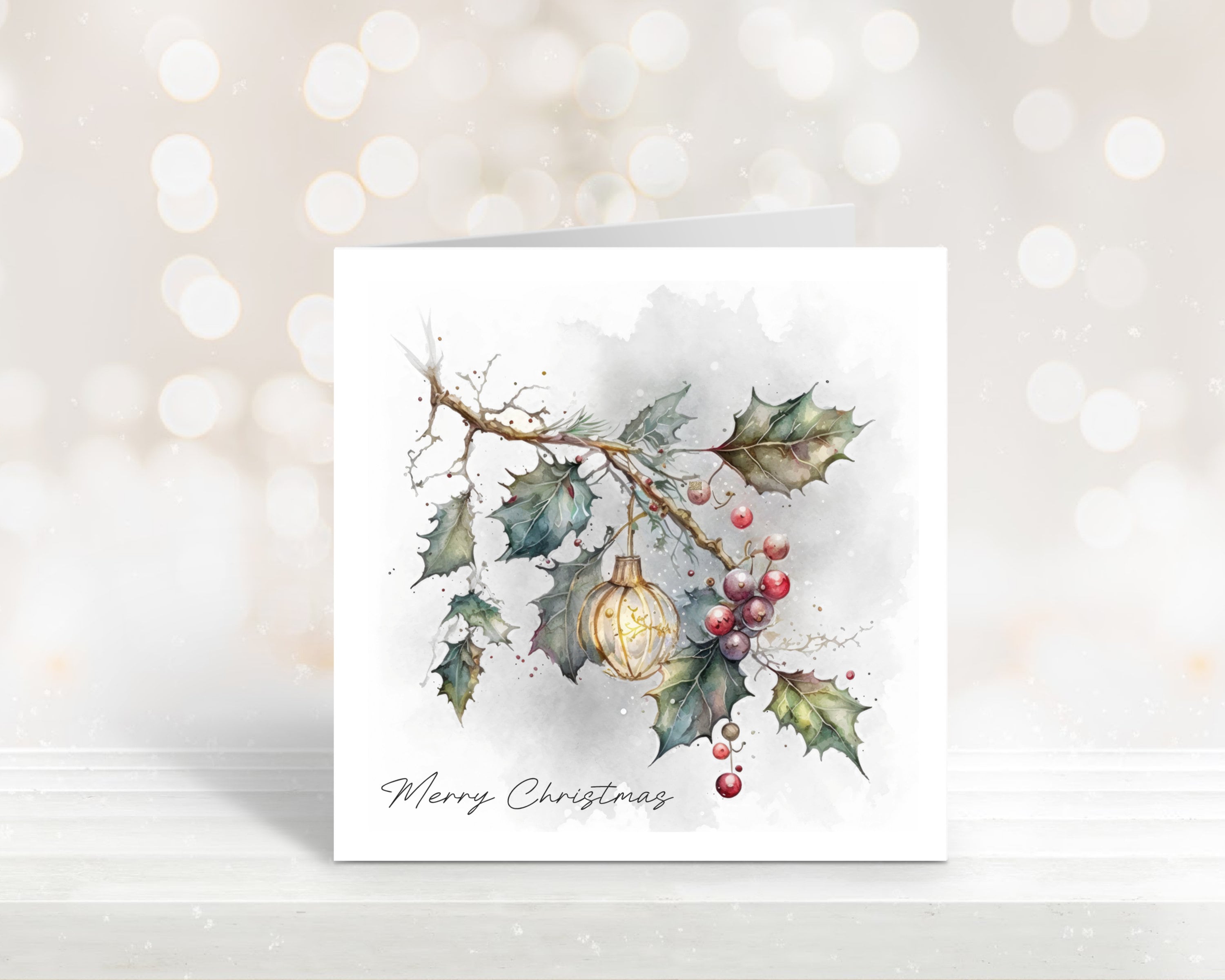 Classic, Luxury Christmas Bauble Cards in a Unique Original Design ...