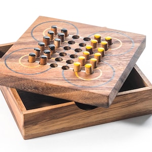 Infinity Checkers War Strategy Game - Strategy Wood Board Game, Family ...