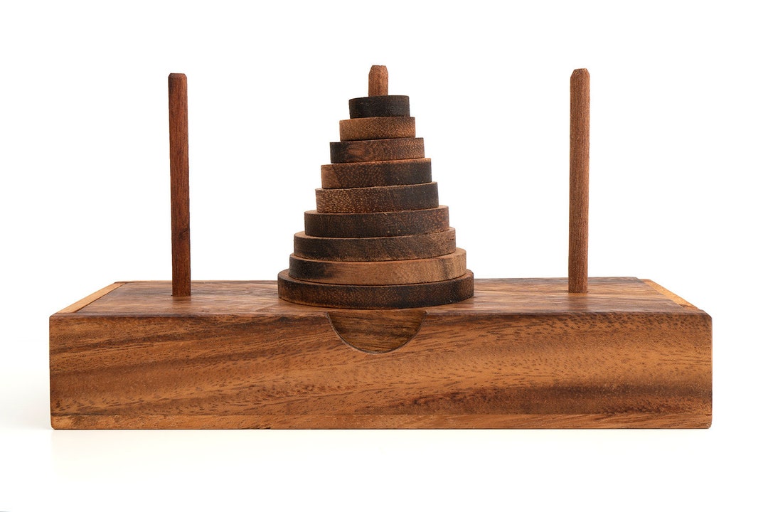 Tower of Hanoi - Mathematical Puzzle, STEM Math, Great Puzzle Game for ...