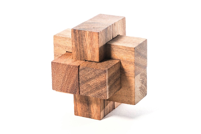 Burr Puzzle - Mechanical Puzzle, Devil's Knot, Notch, Brain Teaser ...