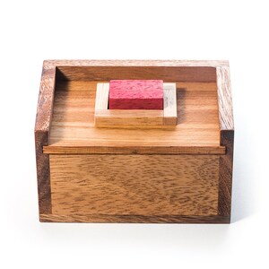 Red Stone Brain Puzzle Box - the Perfect Gift for Puzzle Lovers, Super ...