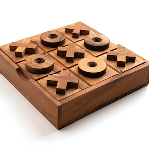Tic Tac Toe Tabletop Game Set - XOX Game for Kids, Tic Tac Toe Game for ...