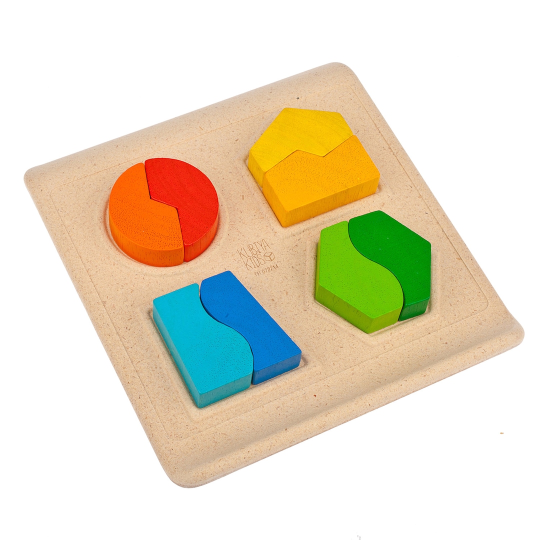Shape Matching - Montessori Toy, Educational Toys, Wooden Toy, Toddler ...
