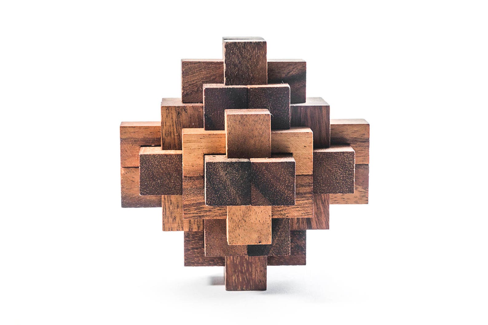 24 Piece Burr Puzzle - Difficult Puzzle, Devil's Knot, Puzzle Knot ...
